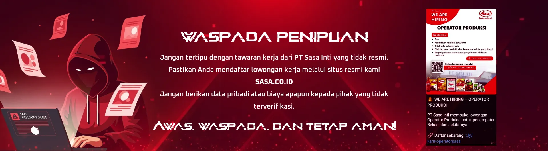Official Website Sasa | PT Sasa Inti