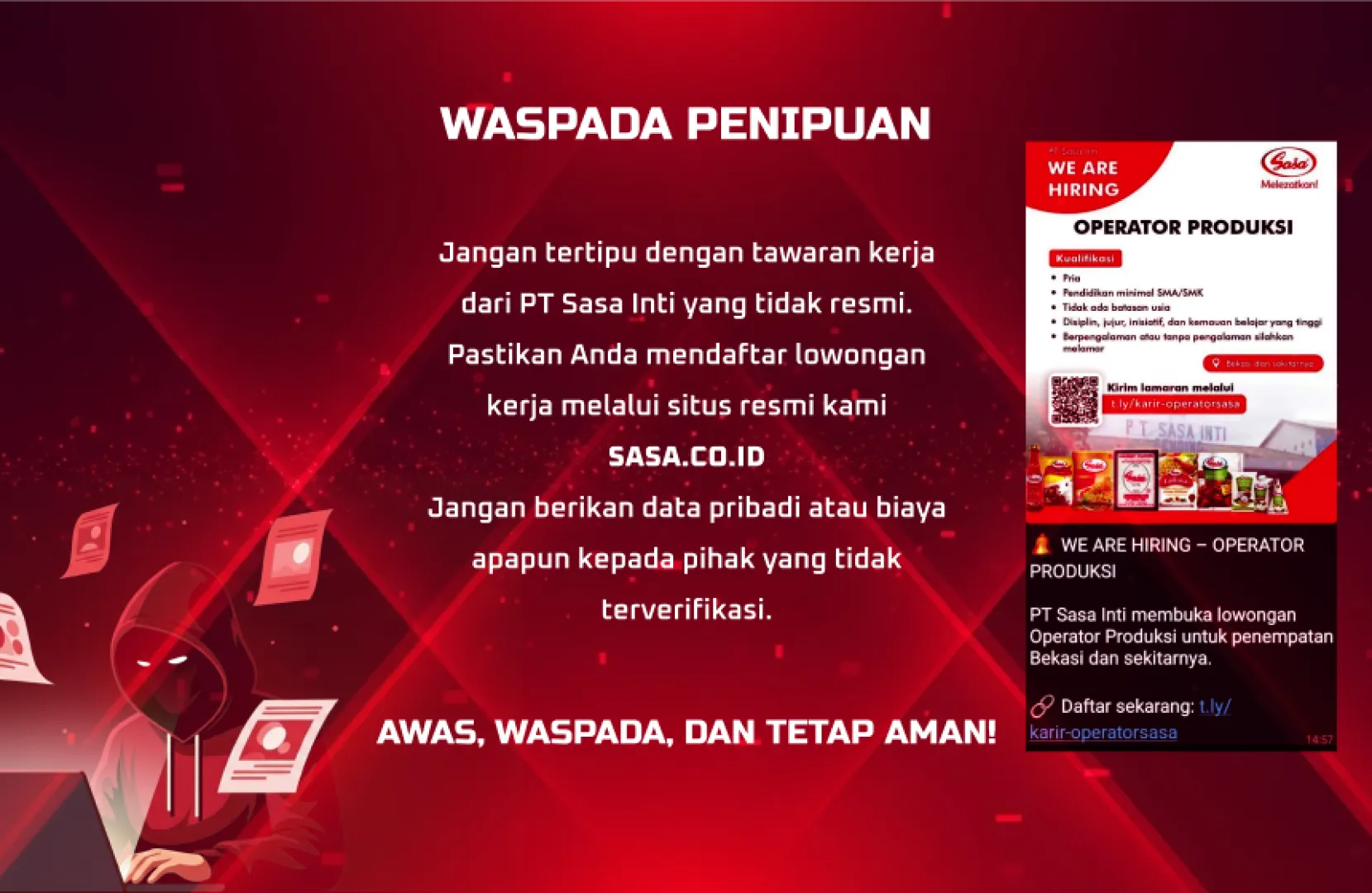 Official Website Sasa | PT Sasa Inti